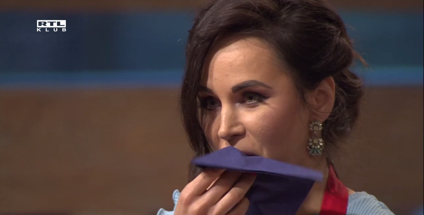 A Konyhafőnök VIP: Sáfrány Emese fintorogva köpte ki Rácz Jenő ételét ...