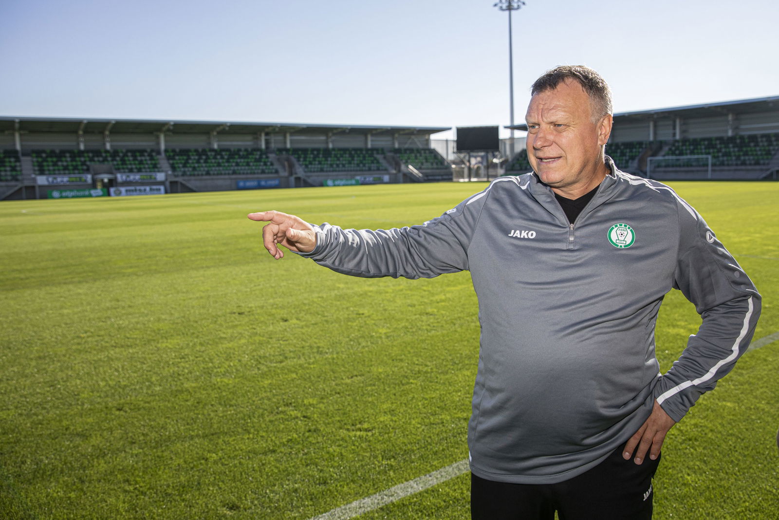 Bognár György szokatlan módon nézte csapata Vidi elleni meccsét ...